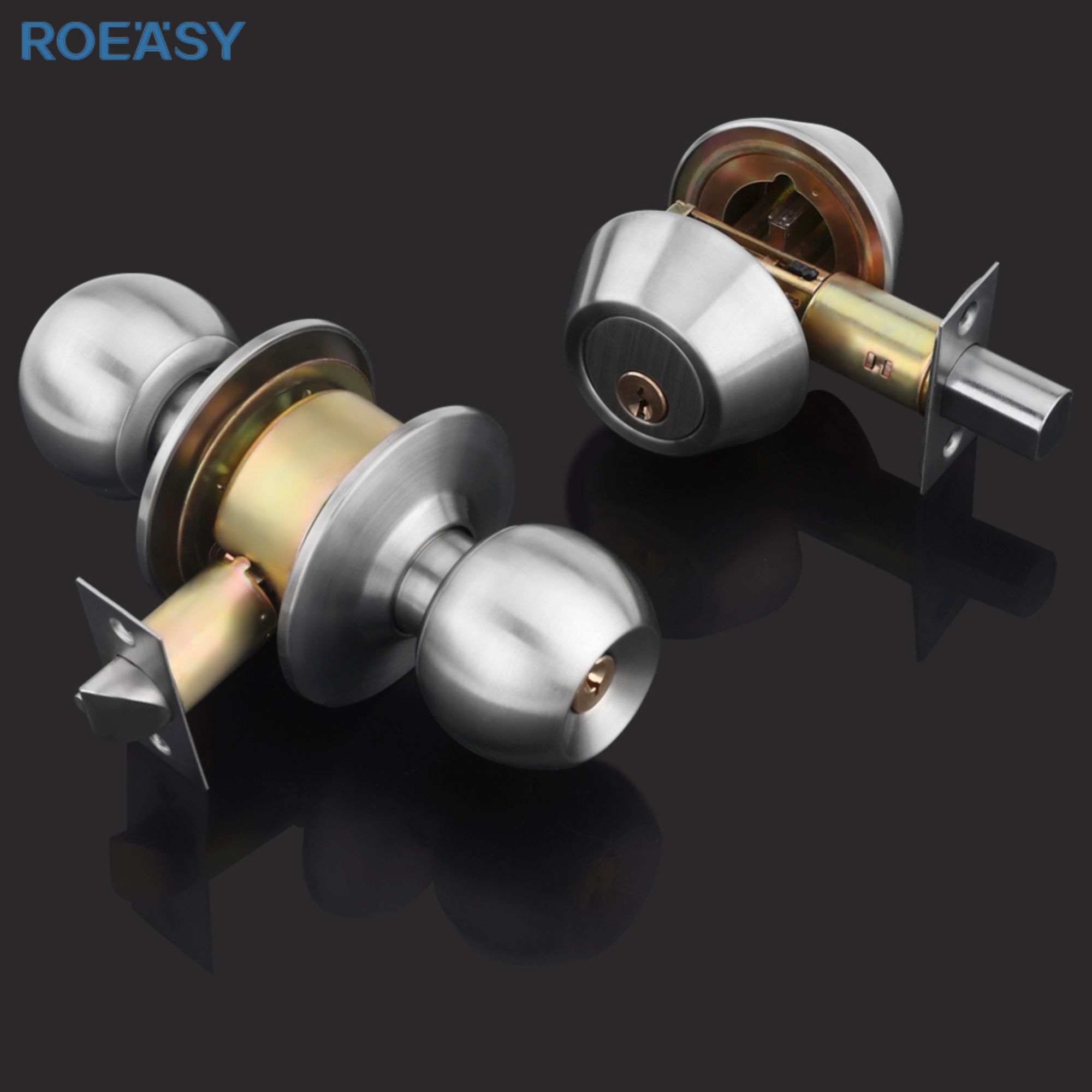 Roeasy 587SS DB102SS knob door lock stainless steel locket double one ...