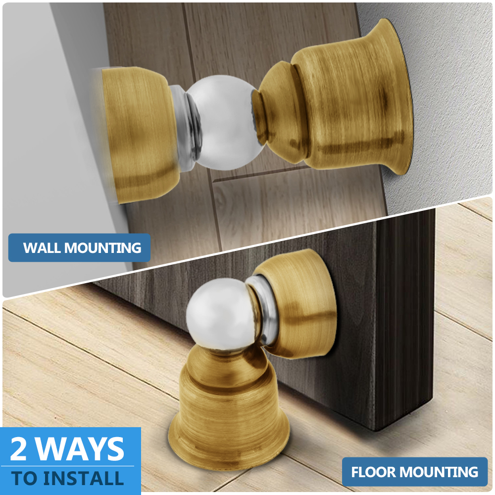 Roeasy 348YB magnetic stopper stainless steel floor mounted door ...