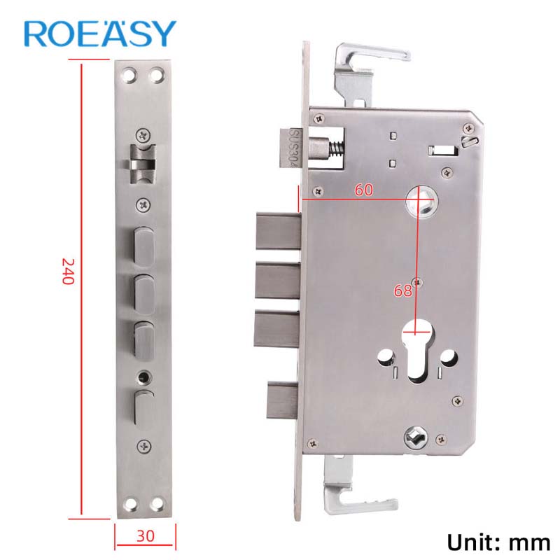 Roeasy 6068 En 60*68 Stainless Door Lock Body Europe Customization ...