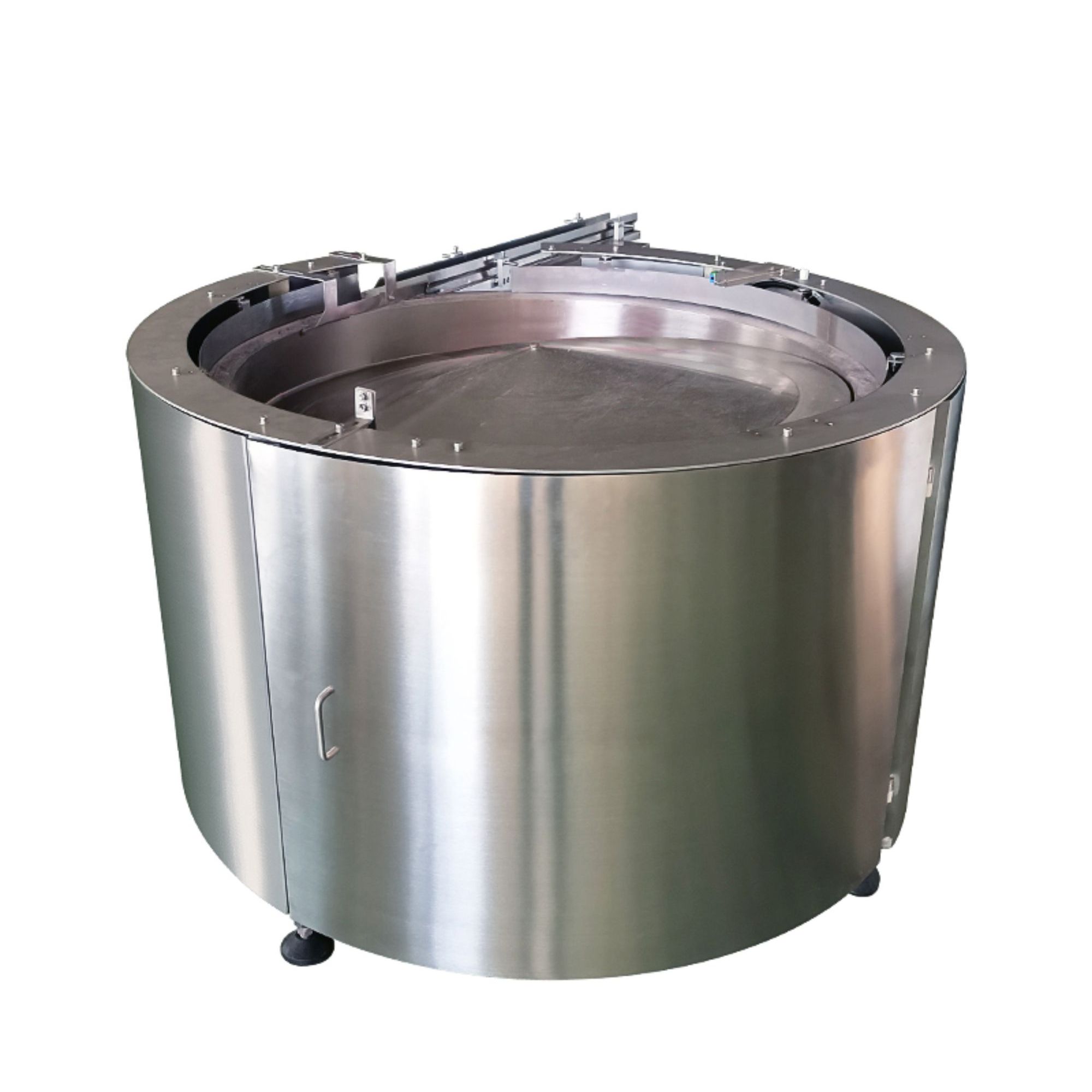 Centrifugal turntable sorting machine for packing Snack dry meat slices ...