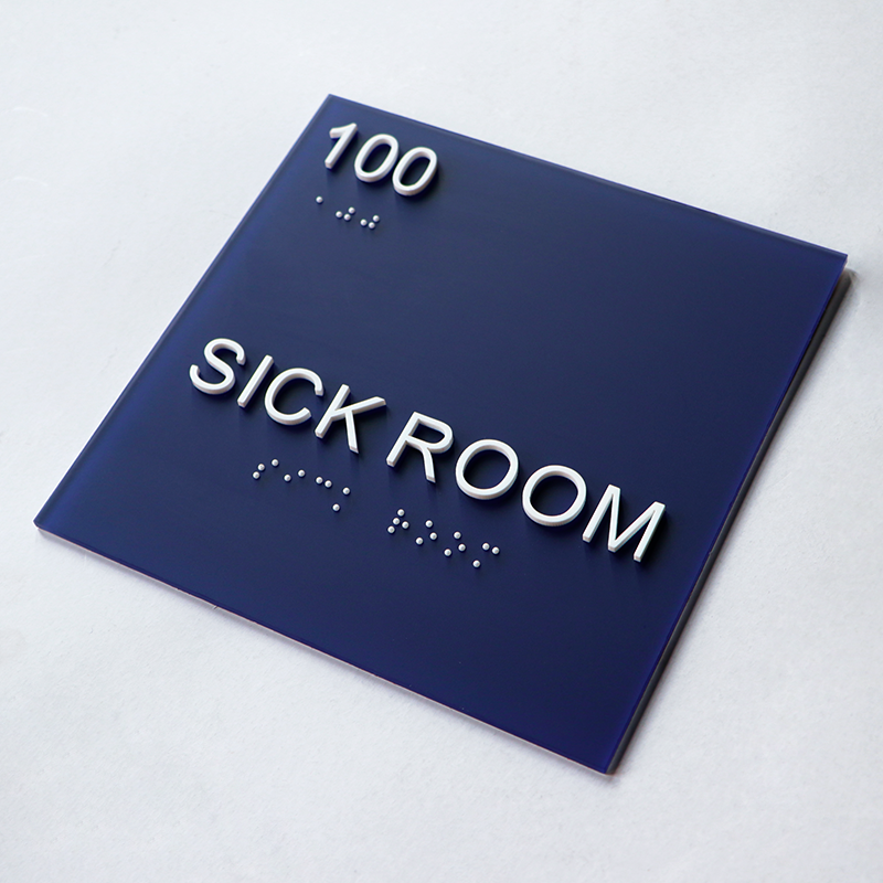 Acrylic office ADA Braille sign, China Acrylic office ADA Braille sign ...