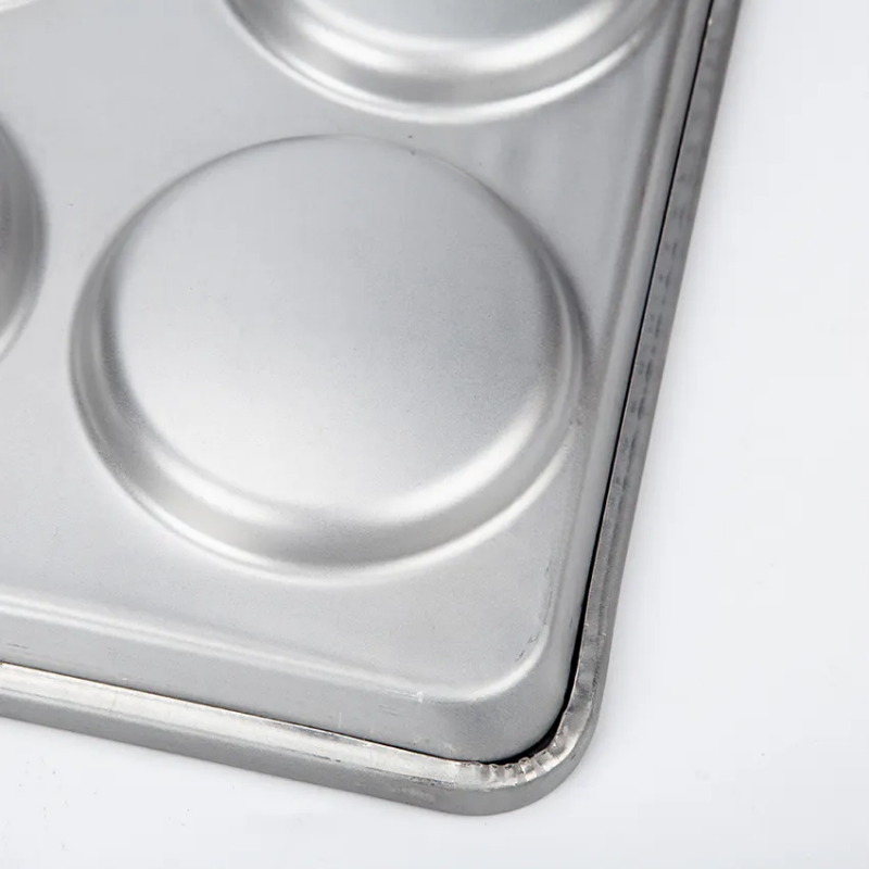 BAKEST Aluminum Roasting Baking Tray For Restaurants Large Hamburger ...