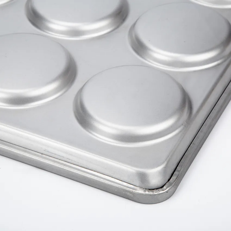 BAKEST Aluminum Roasting Baking Tray For Restaurants Large Hamburger ...