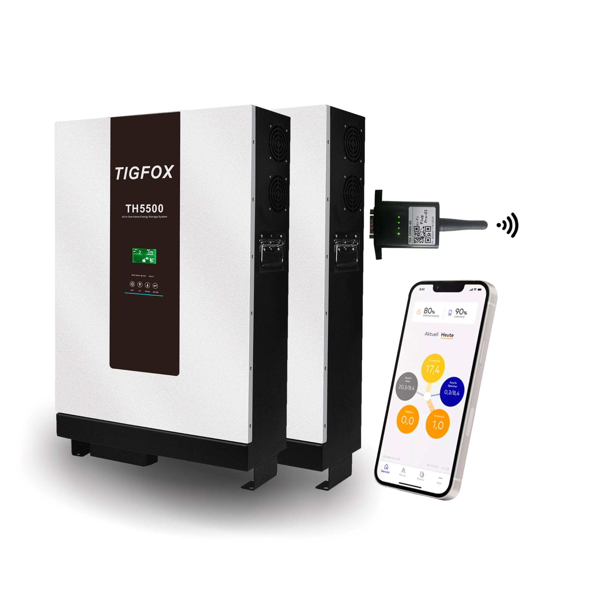 TIGFOX OEM AII-In-One Inversor incorporado Smart BMS 5000W 51.2v 10kwh ...