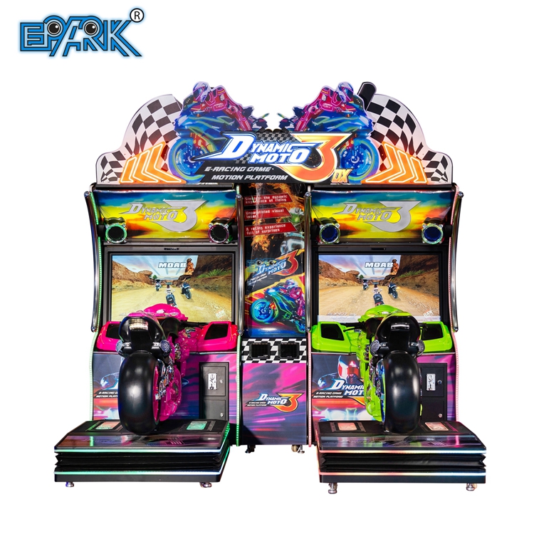 Coin Operated Dynamic Racing Motorcycle Game Machine