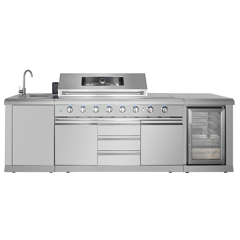 Hyxion 3-Piece Stainless Steel Modular Outdoor Kitchen