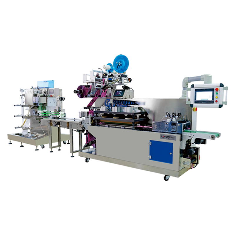 Single Disposable Wet Wipe Folding Cutting Packing Machine 4-Side ...