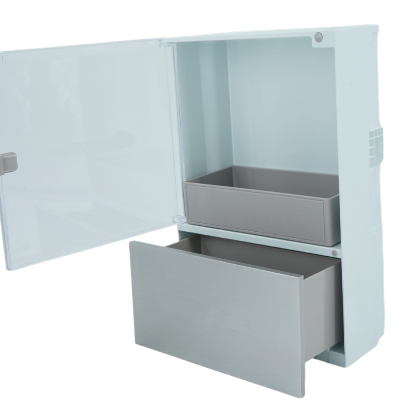 Plastic storage boxes