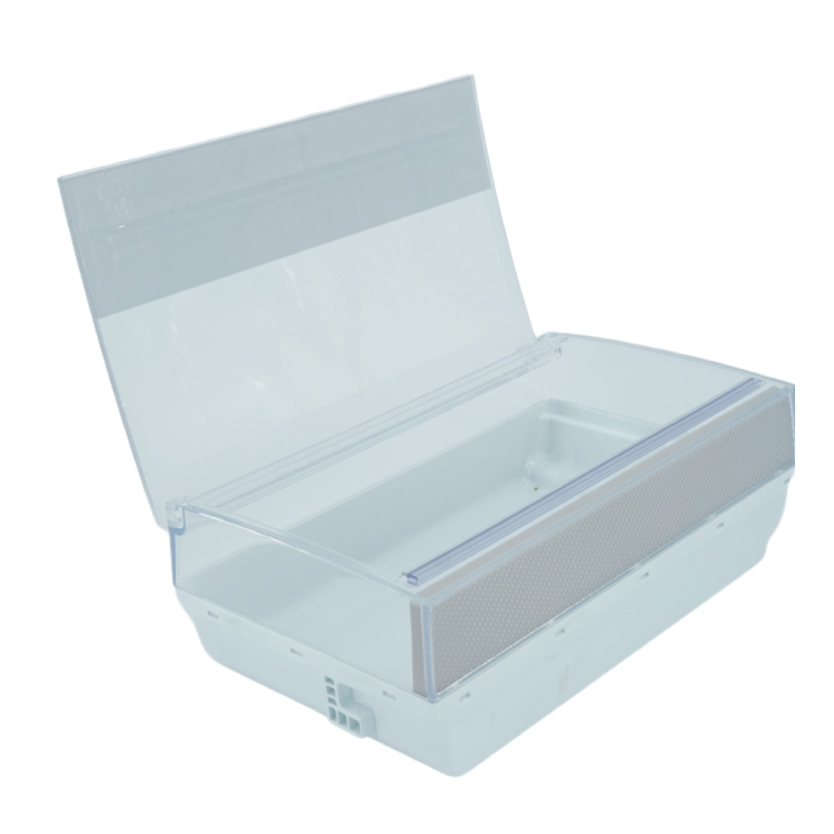 Plastic storage boxes
